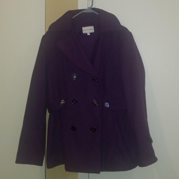 Jackets & Coats | Purple Pea Coat | Poshmark